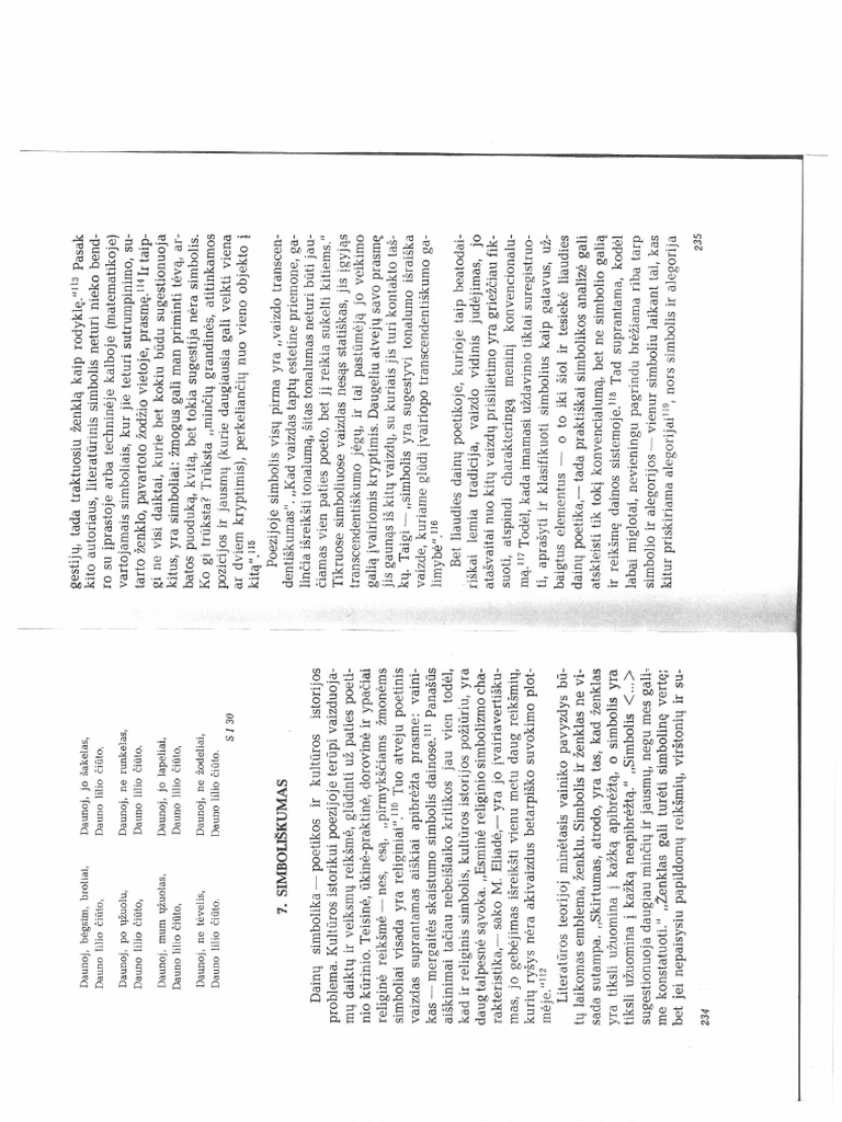 D. Sauka Simboliškumas | PDF