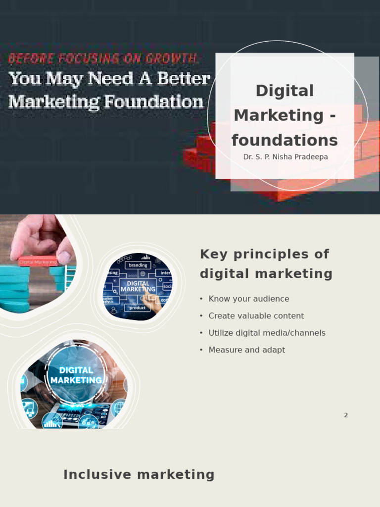 Digital Marketing - Foundations | PDF | Digital Marketing | Search ...