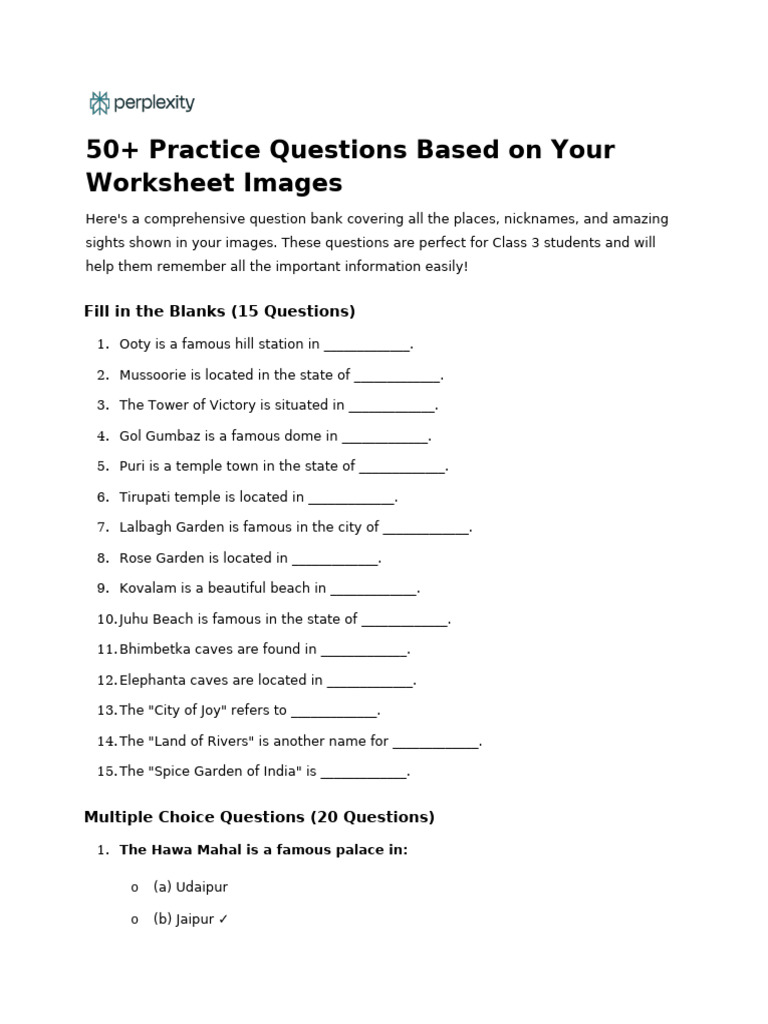 50+ Practice Questions Based On Your Worksheet I | PDF | Chess Theory ...