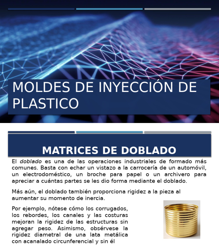 Matriceria Unidad 4 | PDF