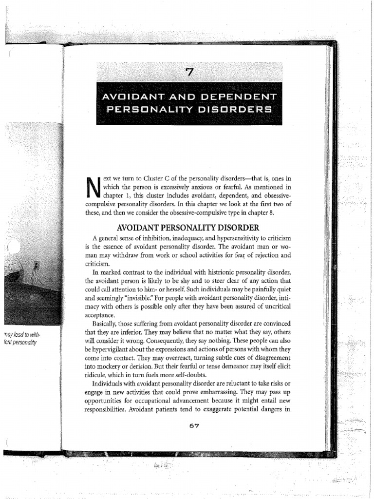 Understanding Avoidant and Dependent Disorders | PDF | Mental Disorder ...