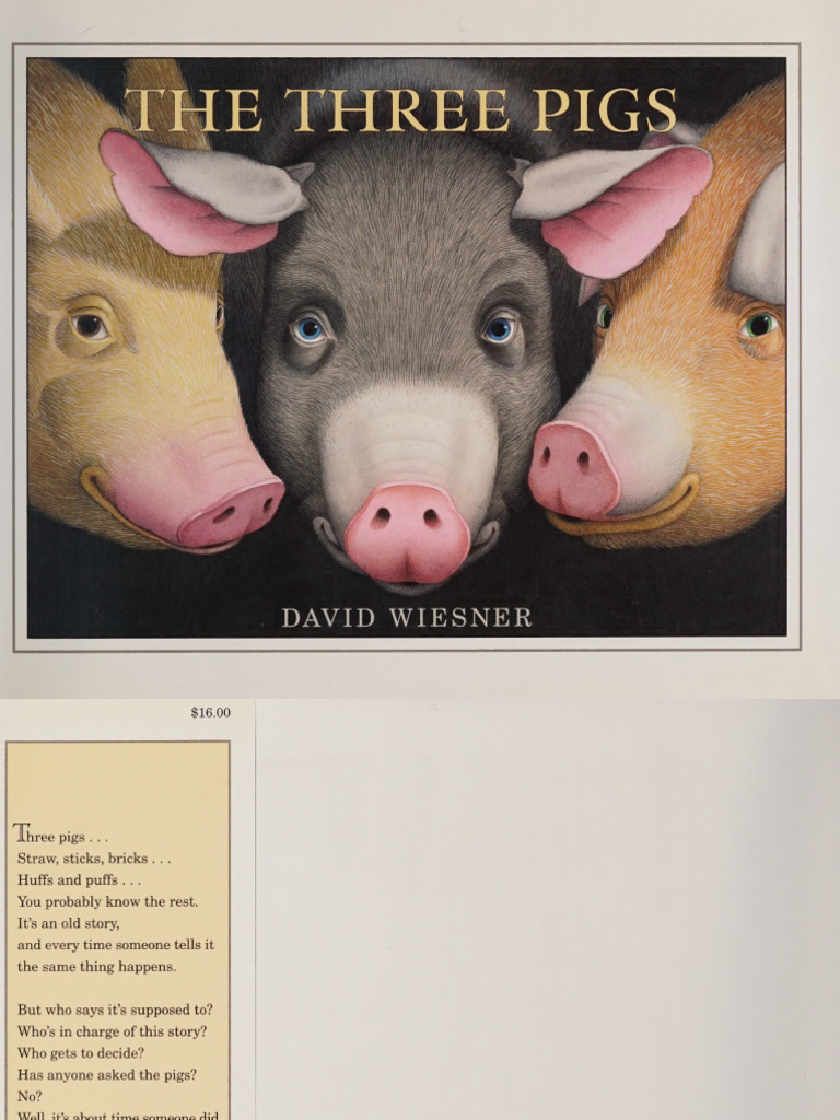 The Three Pigs - David Wiesner - HarperCollins, New York, 2001 ...