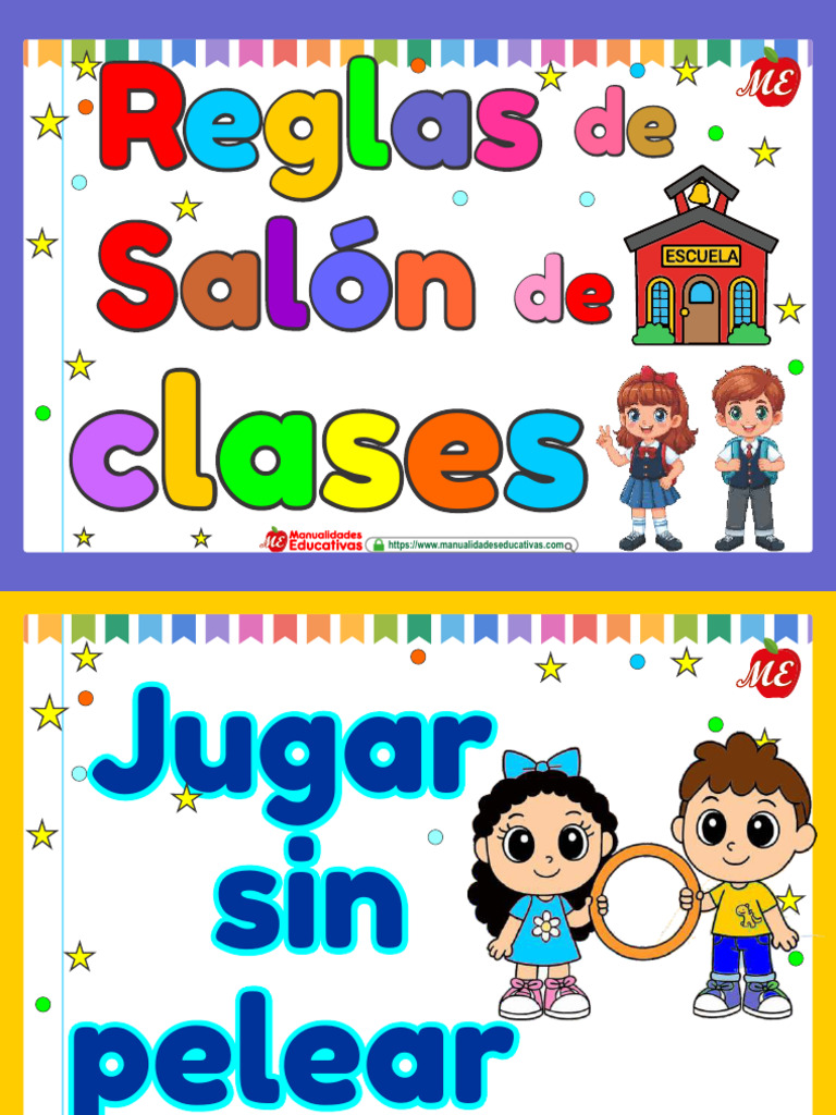 Reglas Del Salon de Clases | PDF