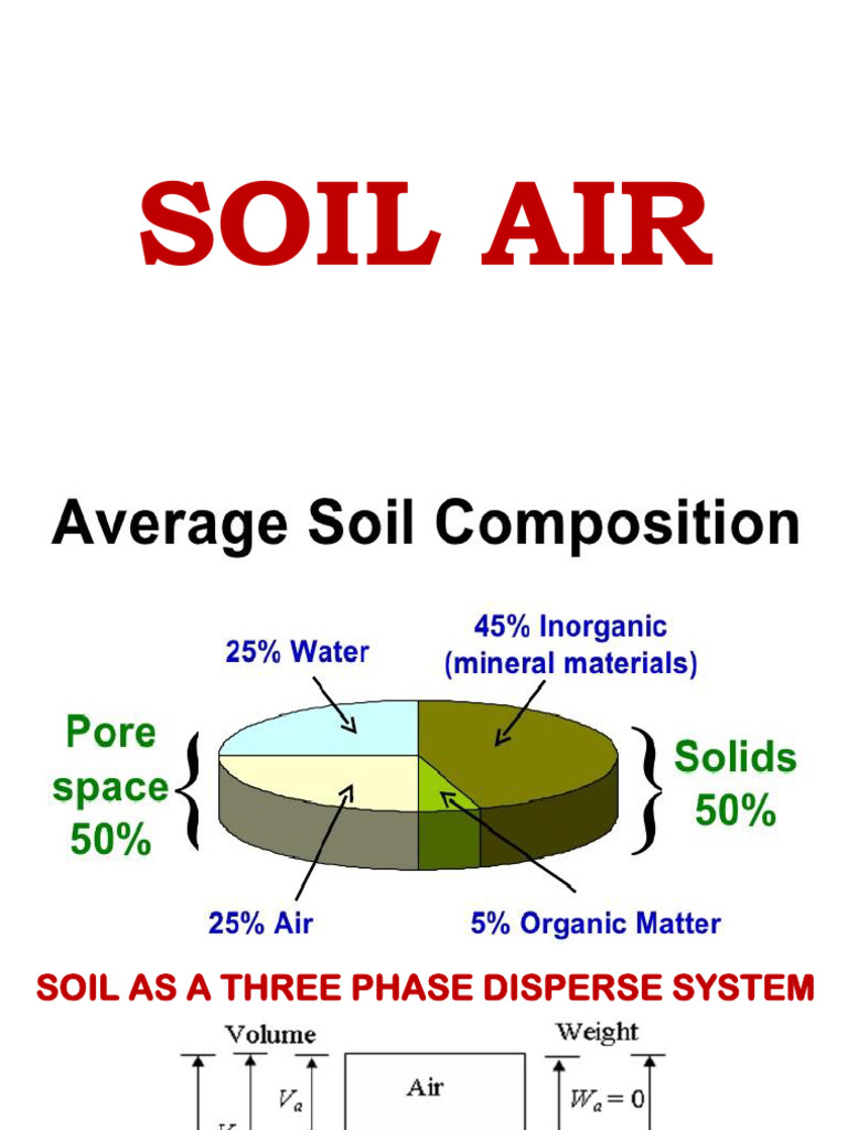 Soil Air Composition and Importance | PDF | Soil | Atmosphere Of Earth