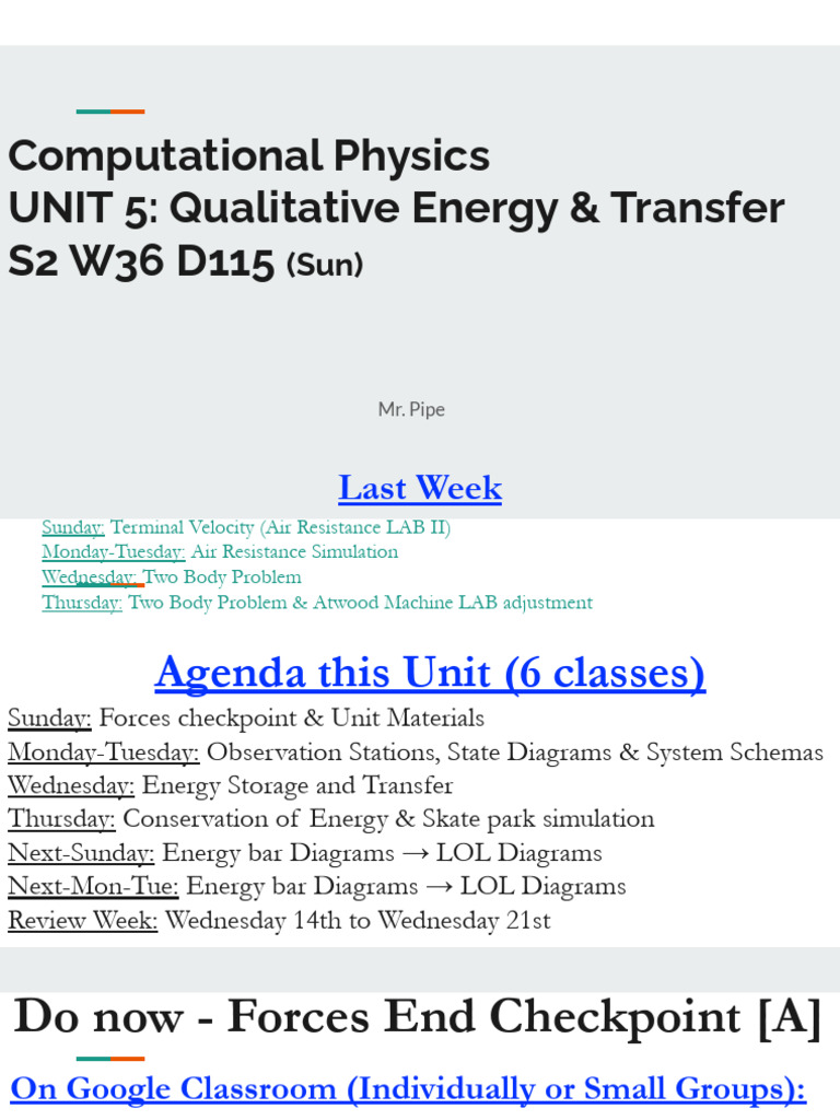 Qualitative Energy Transfer Overview | PDF | Force | Heat