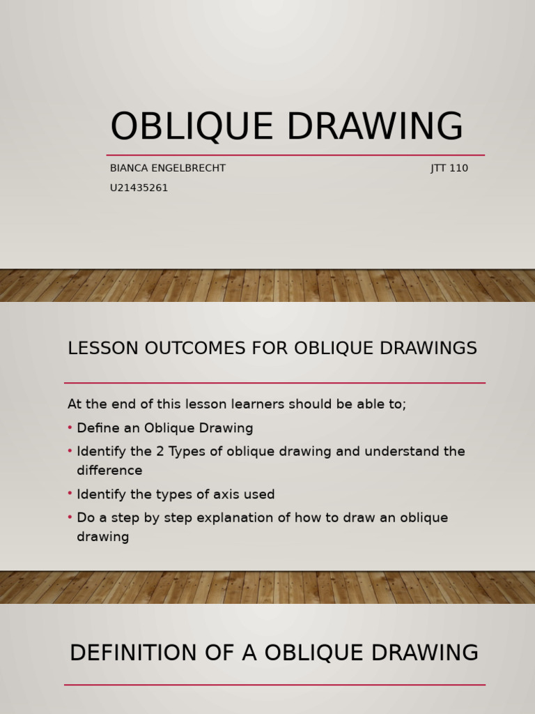 Oblique vs Isometric Drawing Guide | PDF | Projective Geometry ...