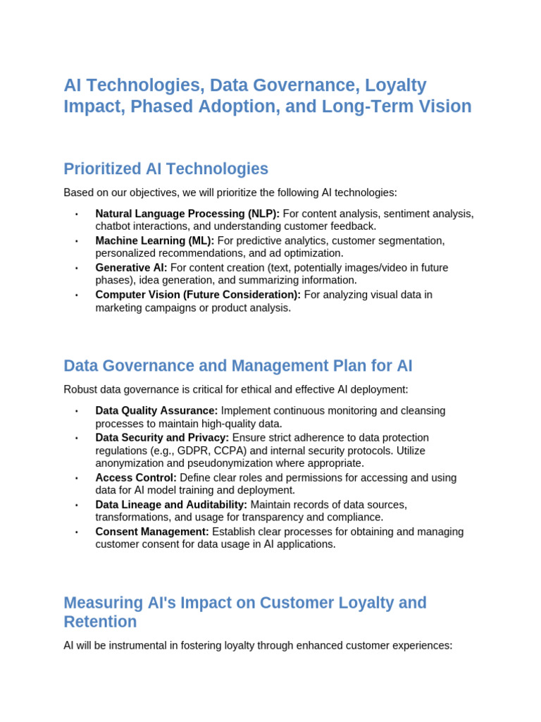 AI in Digital Marketing Proposal | PDF | Artificial Intelligence ...