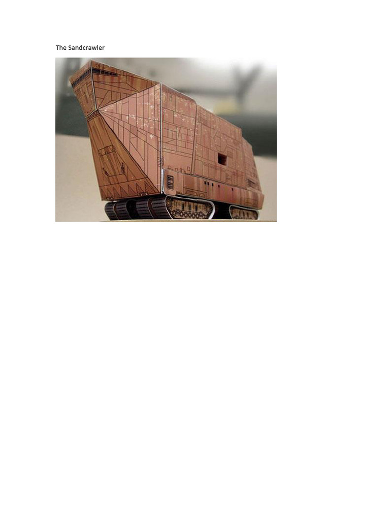 The Sandcrawler | PDF