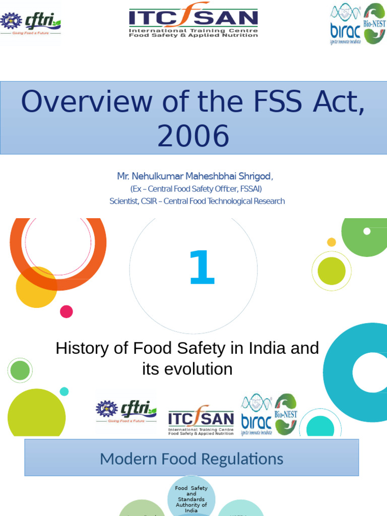 Overview of India's FSS Act, 2006 | PDF | Tribunal | Food Safety