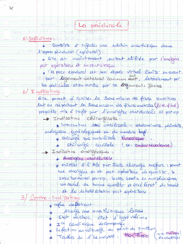 La Peridurale | PDF