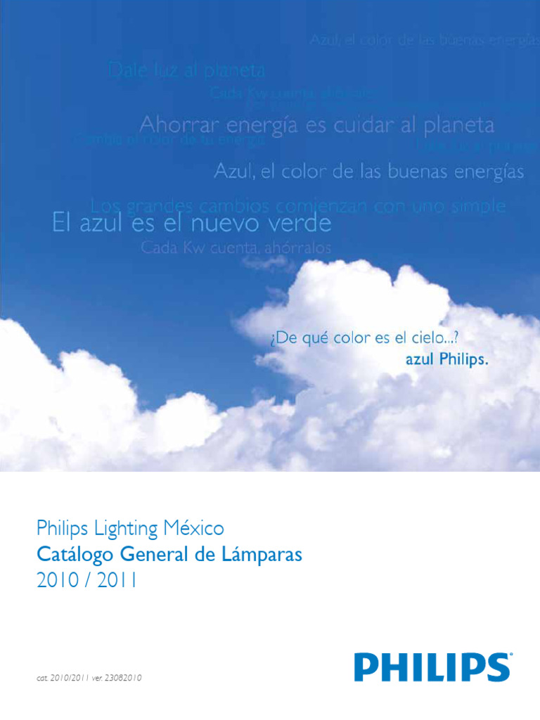 Catálogo de Lámparas Philips 2010-2011 | PDF | Bombilla incandescente ...