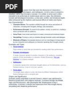 Types and Characteristics of Dramatic Poetry | PDF | Poetry | Metre ...