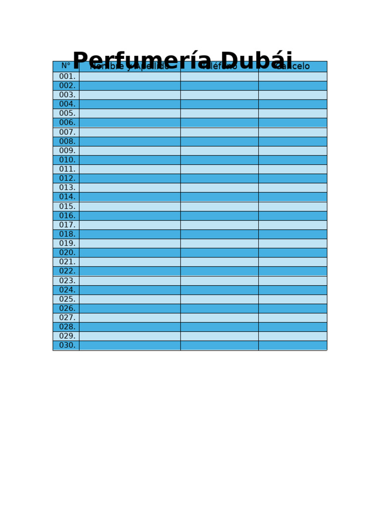 Boletas Del 000 Al 030 | PDF