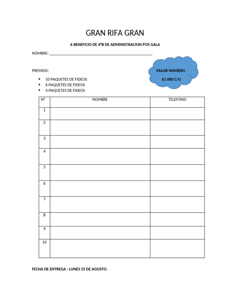 Gran Rifa Gran | PDF