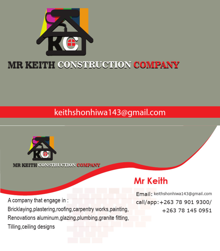 MR Keith Construction Company-1 | PDF