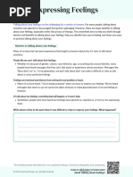 I Feel Statements Worksheet | PDF | Emotions | Feeling