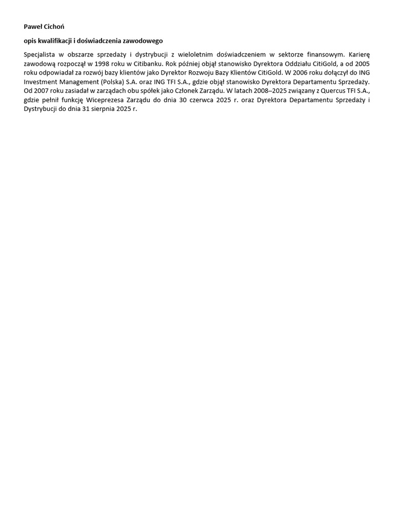 DOC.20250901.52335777.Zal01 Pawel Cichon Opis Kwalifikacji | PDF