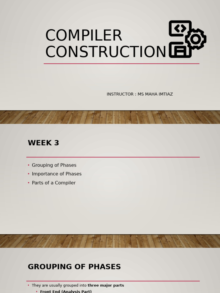 Compiler Construction Week 3 | PDF