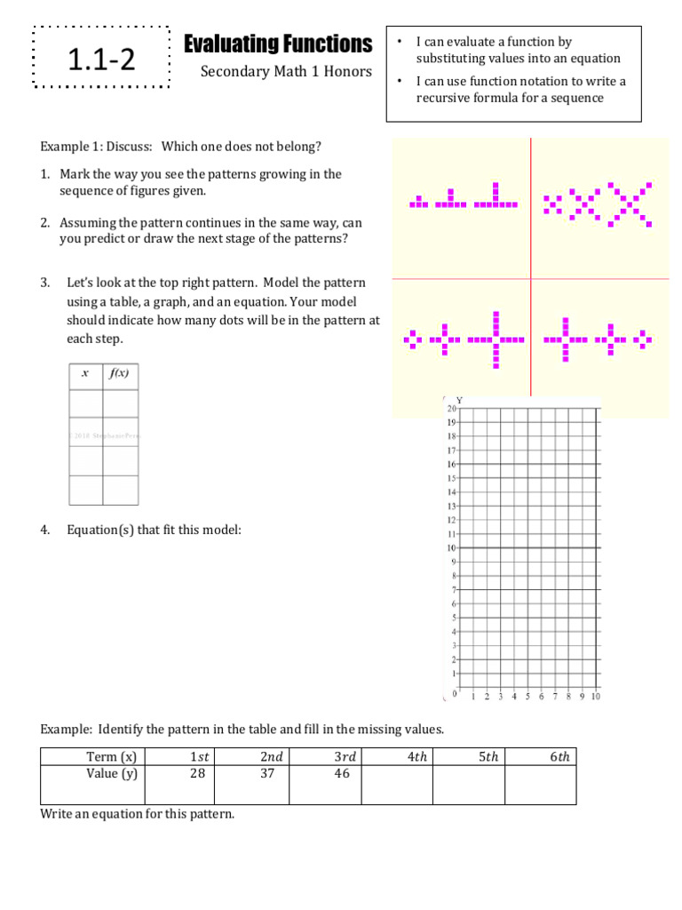 1.1-2 Notes 2025 - Ashley Ekenstam | PDF | Function (Mathematics ...