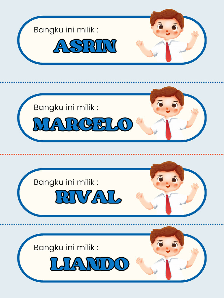 Pemilik Bangku: Marcelo, Liando, Asrin, Rival | PDF