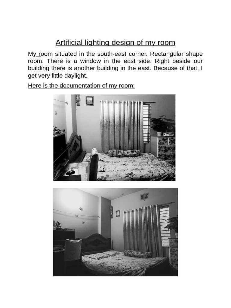 Artificial Lighting Design | PDF