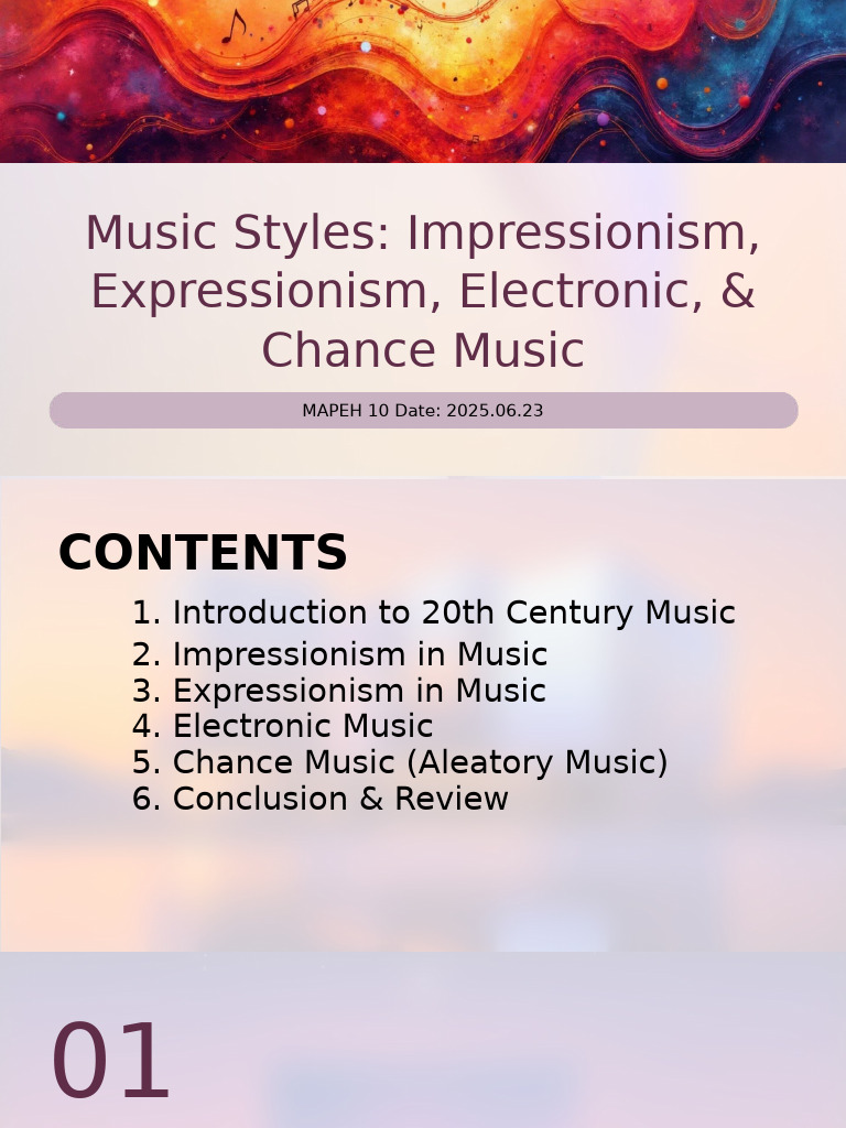 20th Century Music Styles Overview | PDF | Electronic Music | Classical ...