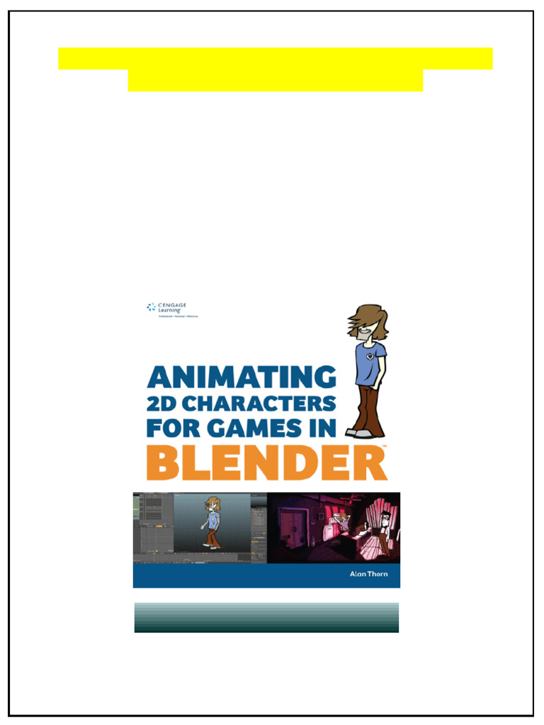Animating 2D Characters For Games in Blender 1st Edition Alan Thorn Digital Download | PDF ...