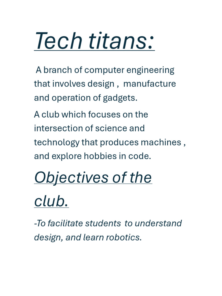 Computer Club | PDF