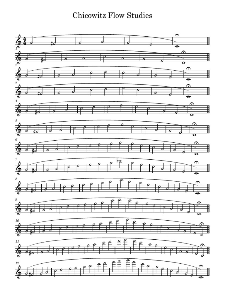 Chicowitz Flow Studies | PDF