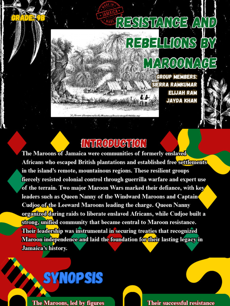 Maroon Resistance in Jamaica's History | PDF | Military | Conflicts