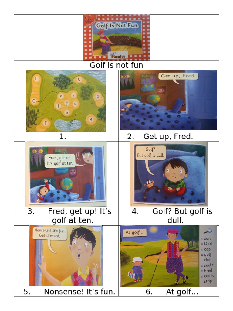 Golf Is Not Fun Reader | PDF