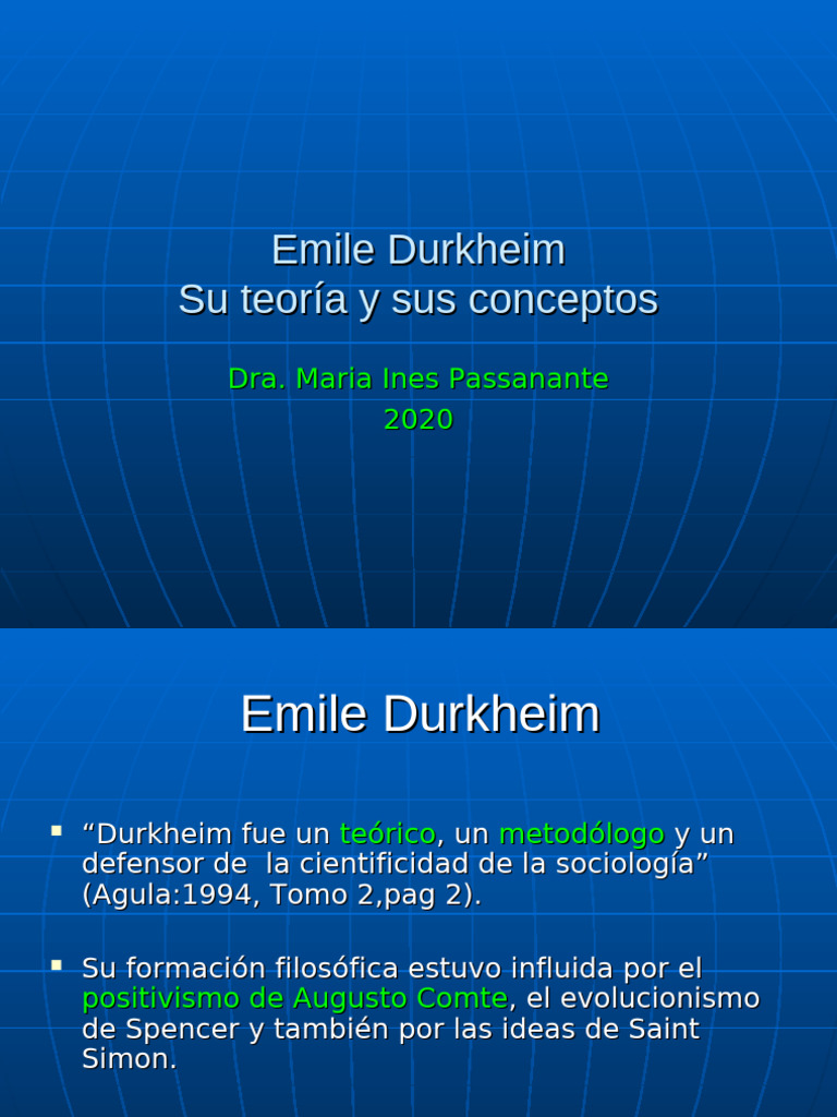 Teoría de la Solidaridad en Durkheim | PDF | Emile Durkheim | Sociedad