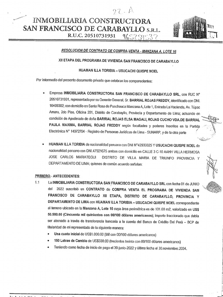 Toribia Huaman | PDF