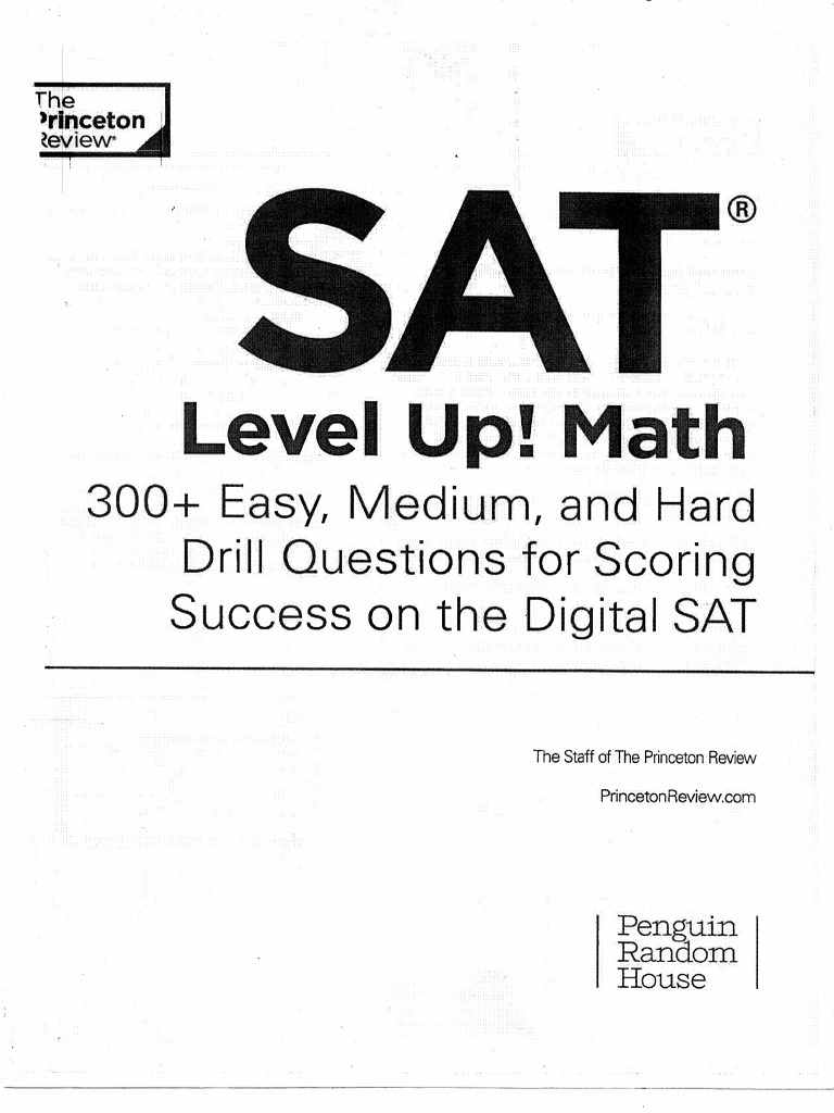 New Dsat Levelup Drills | PDF