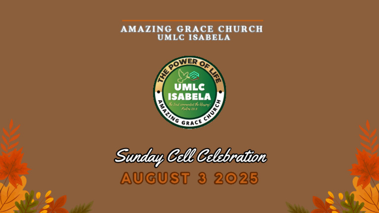 Sunday Cell Celebration at Amazing Grace | PDF