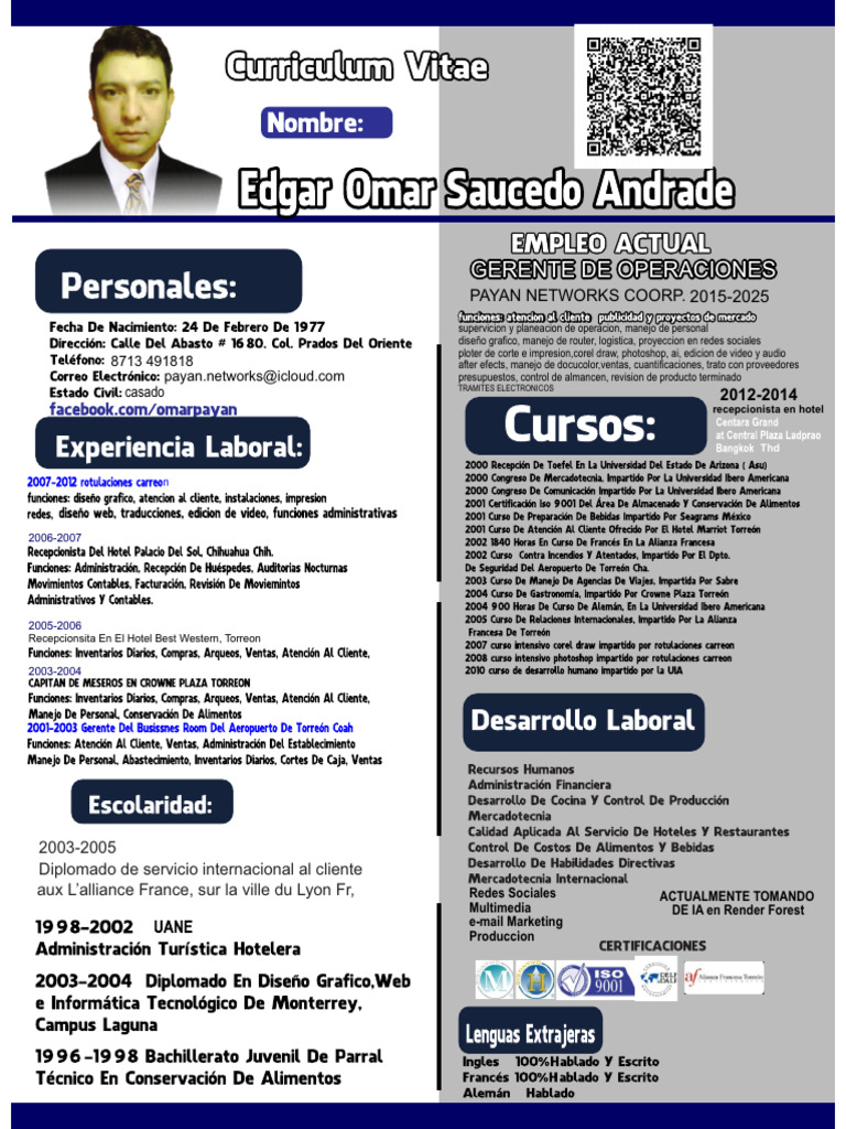 CV Edgar Omar Saucedo 2025 | PDF