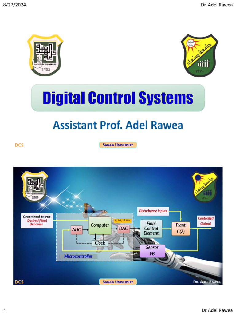 Digital Control Systems Stability Analysis | PDF | Laplace Transform ...
