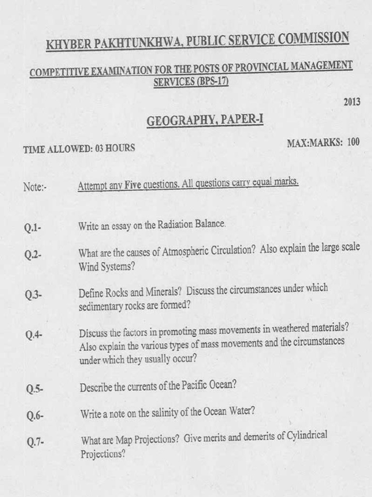 Geography p1 | PDF