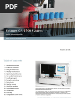 Sysmex® CA-600 Series Analyzer: Quick Reference Guide | PDF | Computer ...