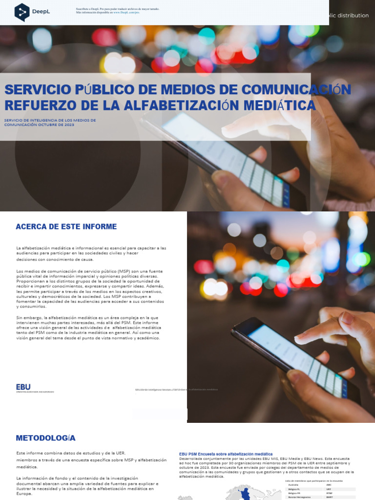 EBU-MIS Media Literacy Report-Public Español | PDF | Inteligencia ...