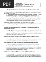 CPD Recertification Requirements Guide | PDF | Nondestructive Testing