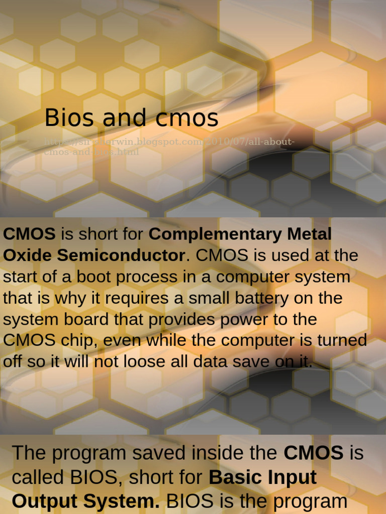 12.bios and Cmos | PDF | Bios | Booting