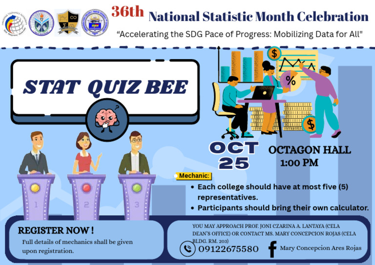 Quiz Bee: Mobilizing Data for SDGs | PDF