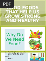 Go, Grow and Glow Foods Worksheet | PDF