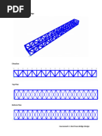 Truss Bridge Design and Connections | PDF | Truss | Components
