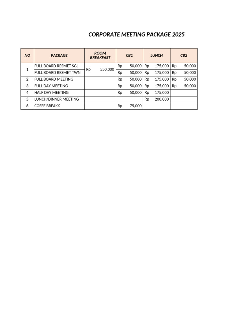 Meeting Package | PDF