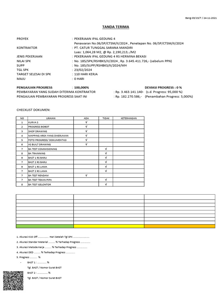 Bast 2 Pekerjaan Ipal | PDF