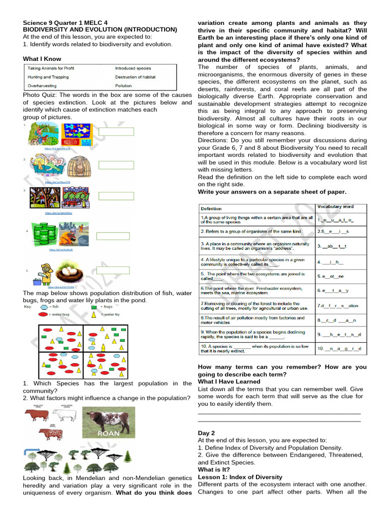 Science Quarter 1 MELC 4 Week 5 Learning Material | PDF | Climate ...