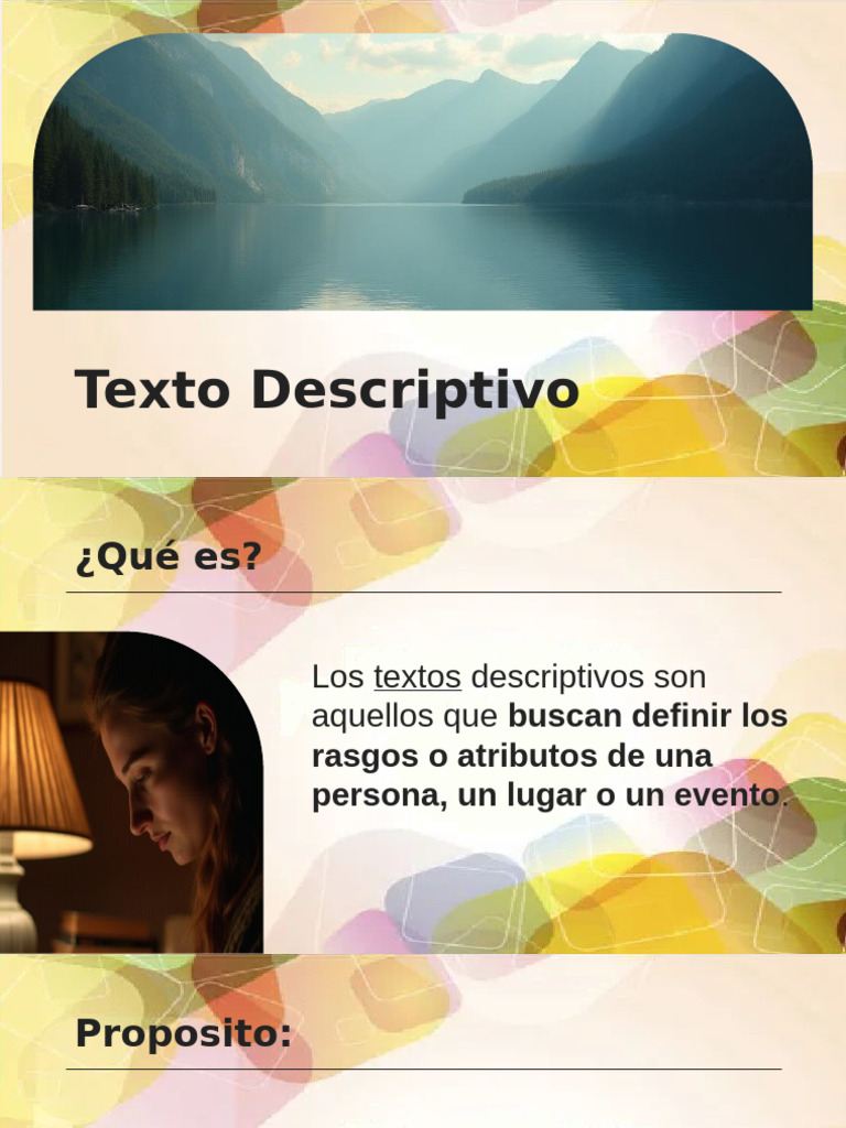 Guía Completa sobre Textos Descriptivos | PDF