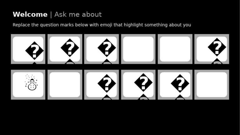 Introduce Yourself With Emoji | PDF